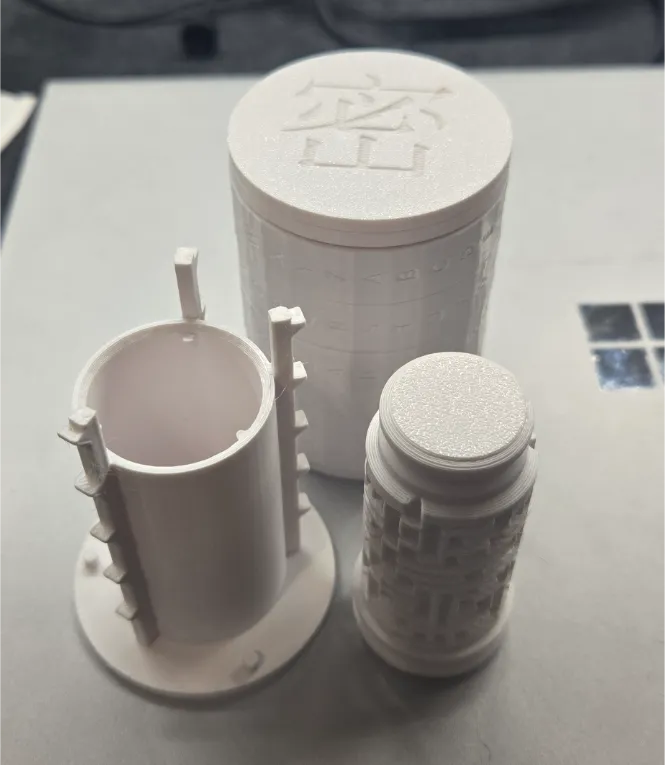 Super secret vault-cryptex with 3 Puzzle Maze core by Shawn MakerWorld ...