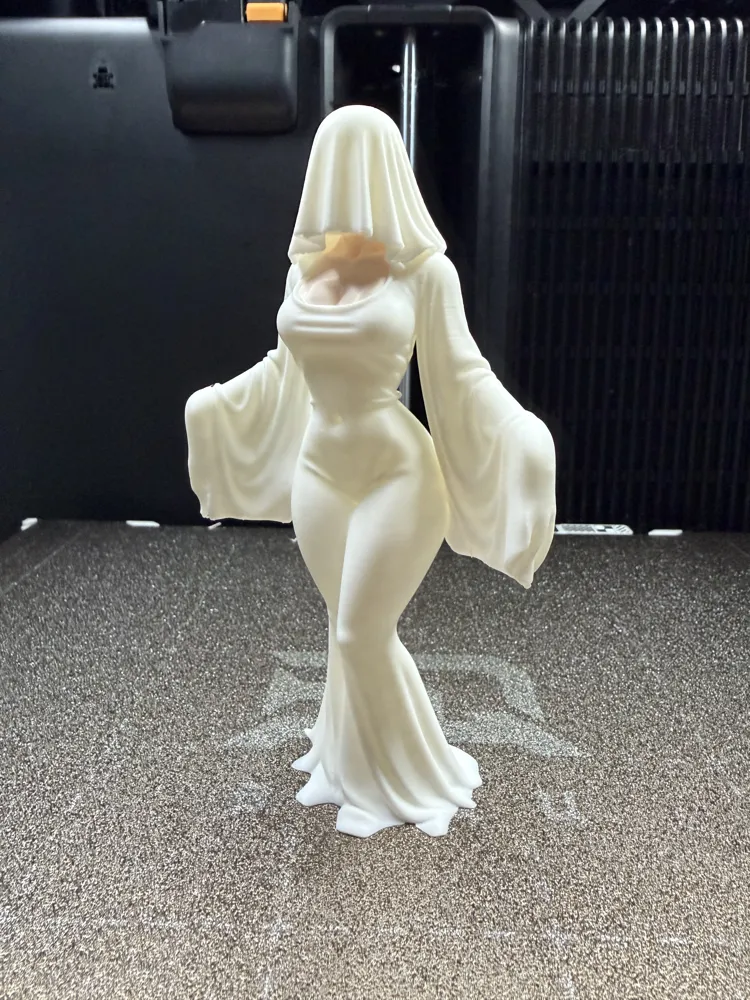 Ghost Lady - Mystic Temple Guardian - Free 3D Print Model - MakerWorld