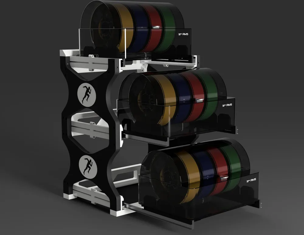 AMS Stand - Free 3D Print Model - MakerWorld