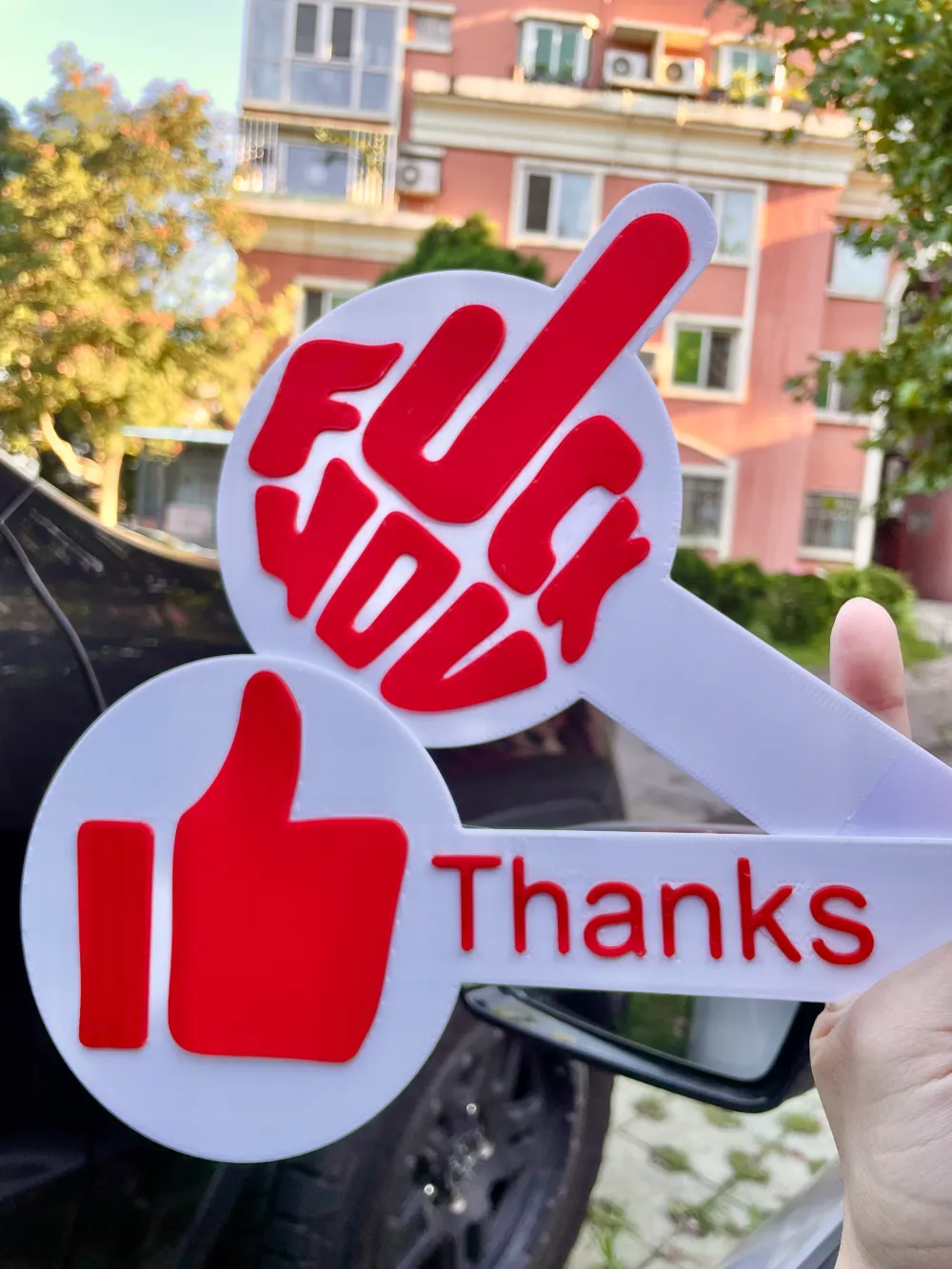 Driver communication signboard by Yuri - MakerWorld