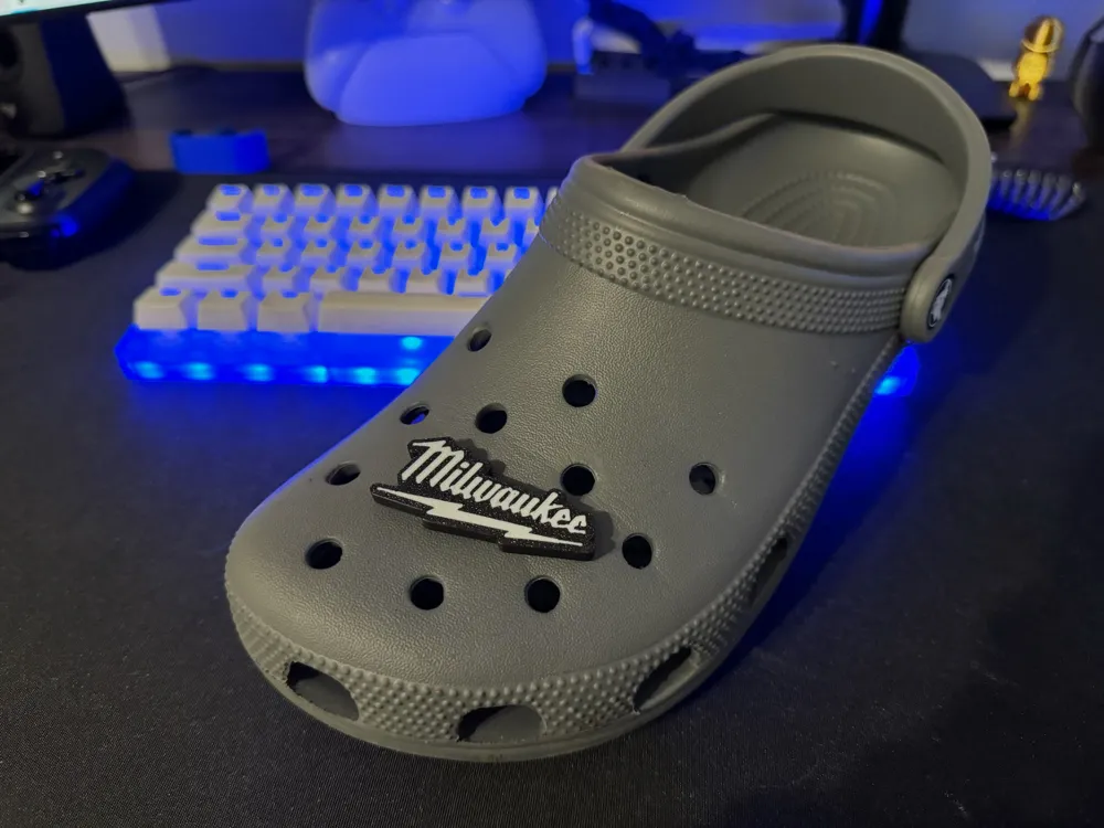 Milwaukee Style Jibbet / Charm For Crocs by Knilloc - MakerWorld