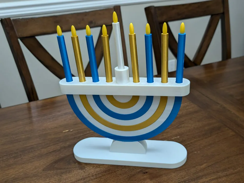 Play Hanukkah Menorah חנוכיה by 3D_Abba - MakerWorld