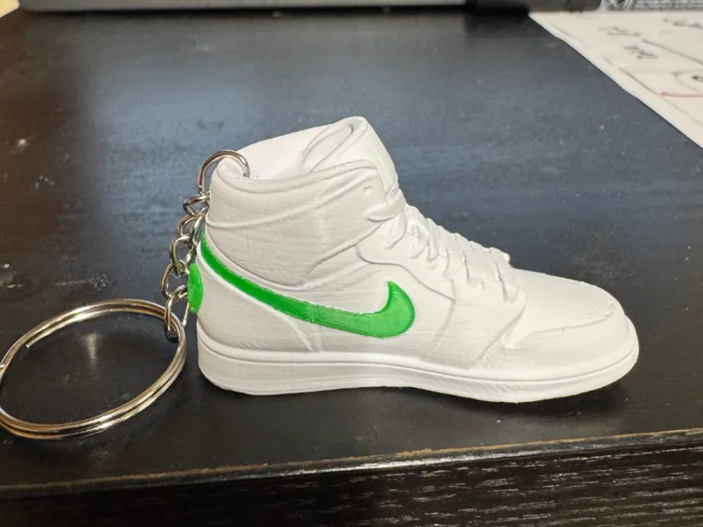 Nike basketball shoe keychain - Free 3D Print Model - MakerWorld