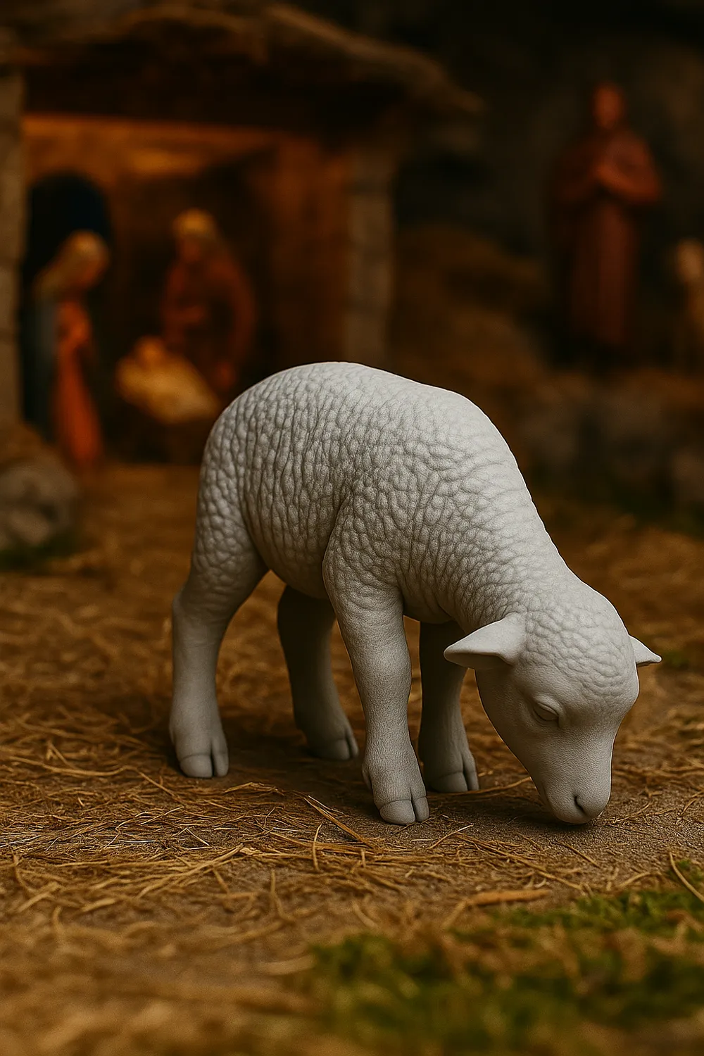 Realistic lamb for nativity scene Christmas - Free 3D Print Model ...