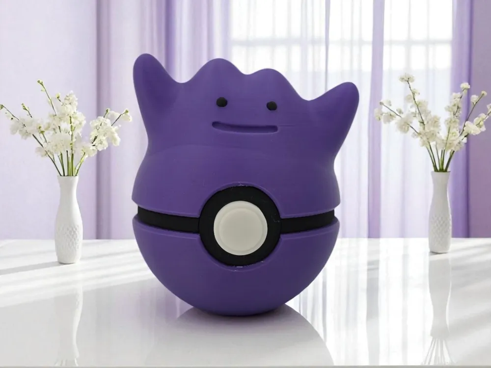 #0132 Ditto Pokéball - Multiparts by 3D Girl MakerWorld: Download Free ...