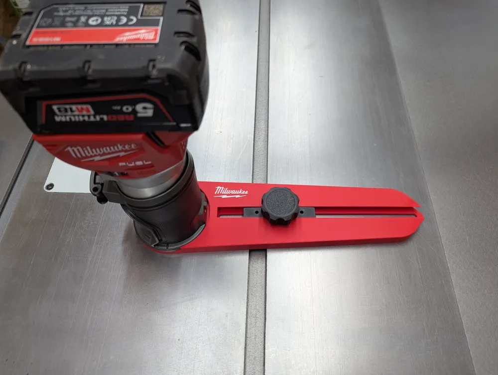 Milwaukee Trim Router Circle Jig by Pleasantly Plump - MakerWorld