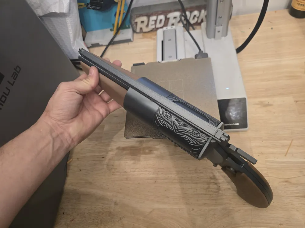 Fallout Dom Pedro Revolver - Free 3D Print Model - MakerWorld