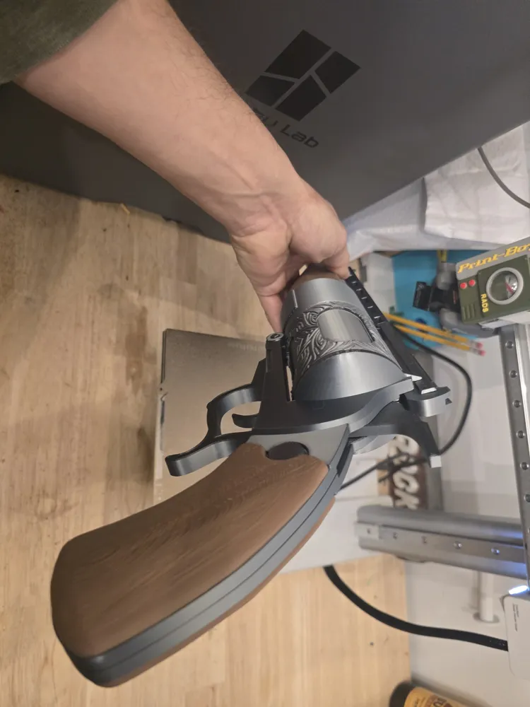 Fallout Dom Pedro Revolver - Free 3D Print Model - MakerWorld