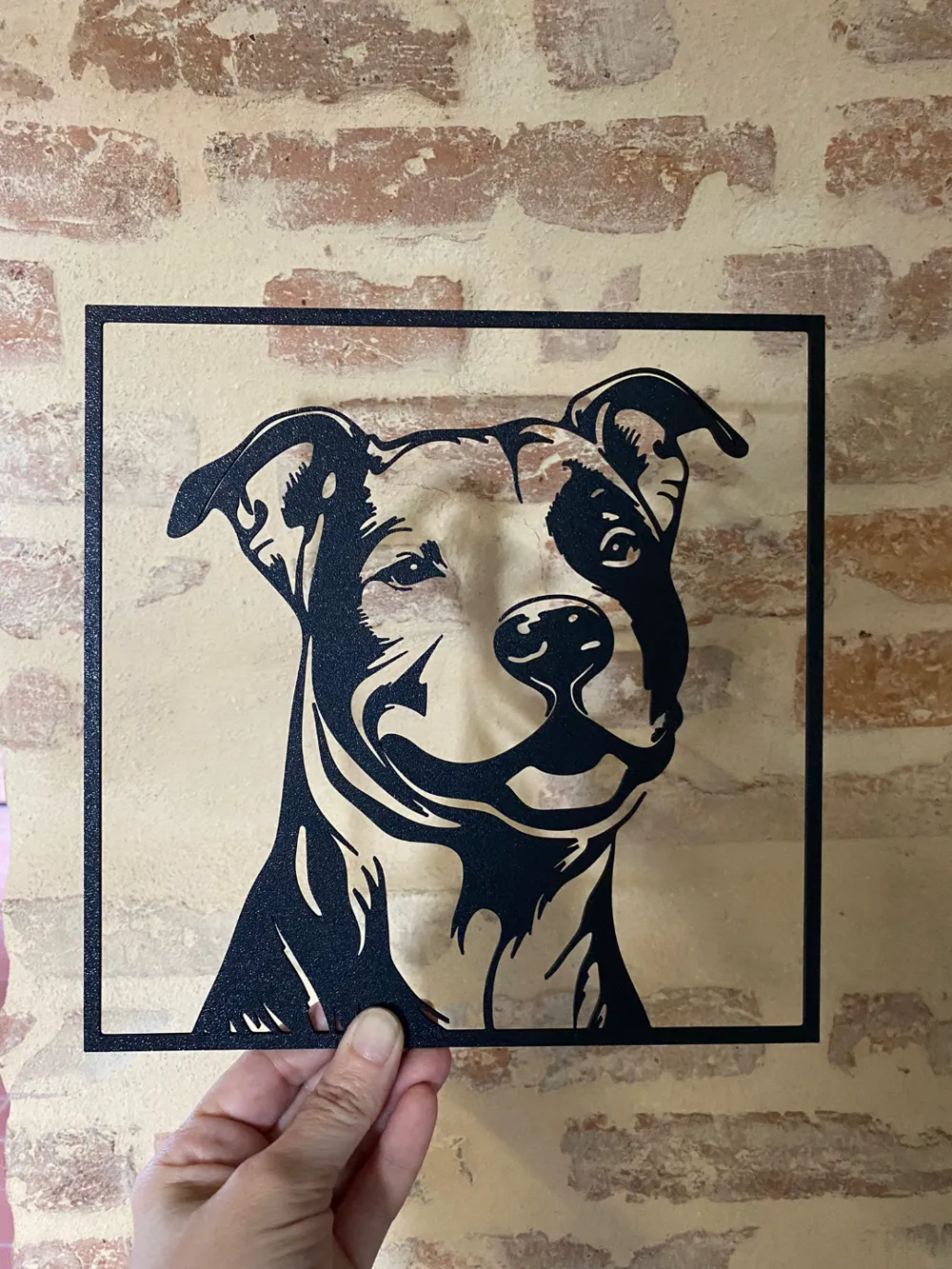 Wall Art of Pitbull/Amstaff by LeRobette - MakerWorld