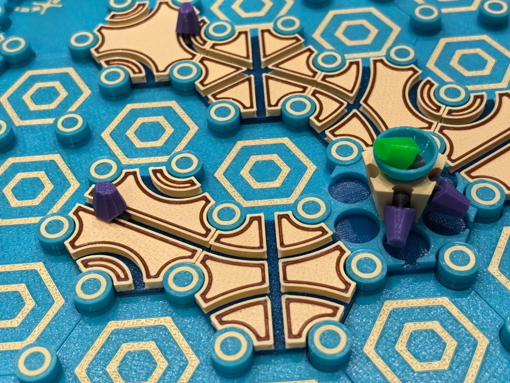 Indigo monorail boardgame - Free 3D Print Model - MakerWorld