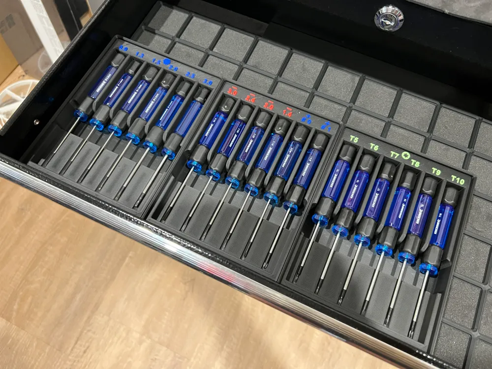 Kincrome 6 Precision Screwdriver Sets-Gridfinity - Free 3D Print Model ...