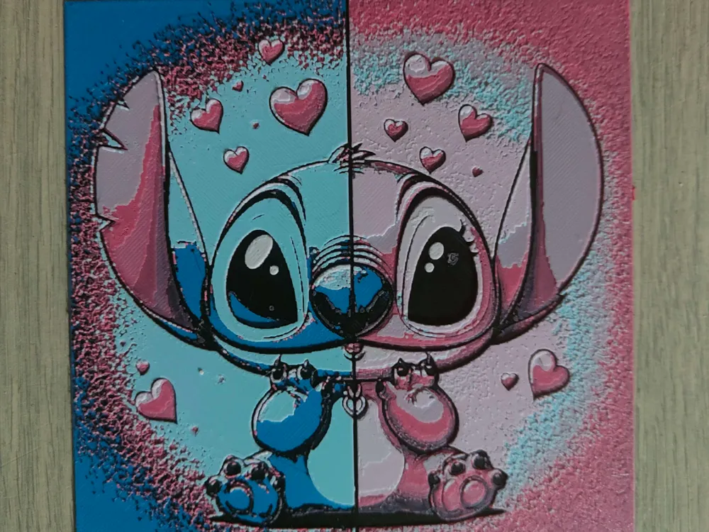 Stitch Hueforge by Nyopo MakerWorld: Download Free 3D Models