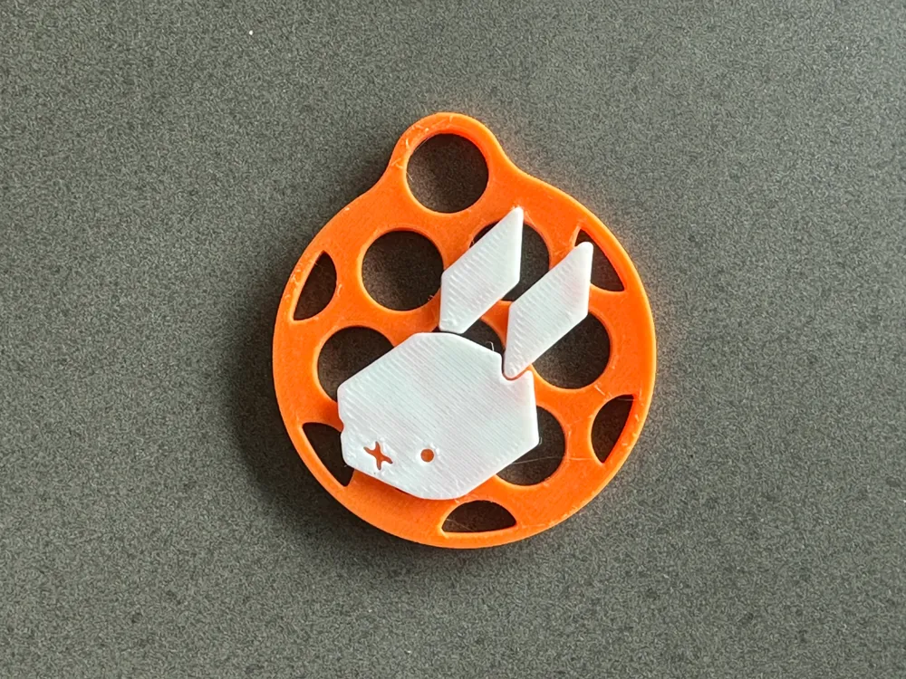 rabbit keychain by dylanfonz - MakerWorld