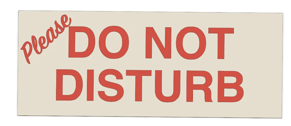Do Not Disturb Light Box by louiz920MakerWorld: Download Free 3D Models