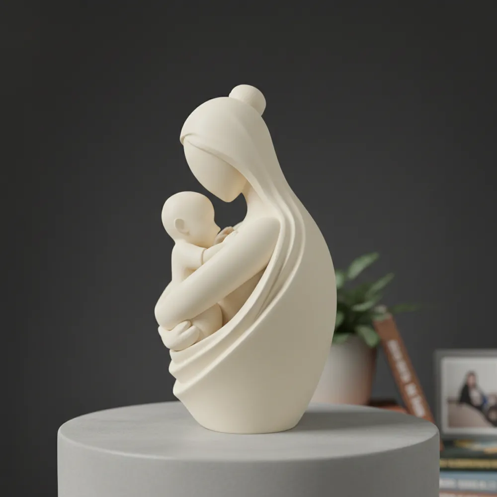 Mother and Child Statue 3D Print - Free 3D Print Model - MakerWorld