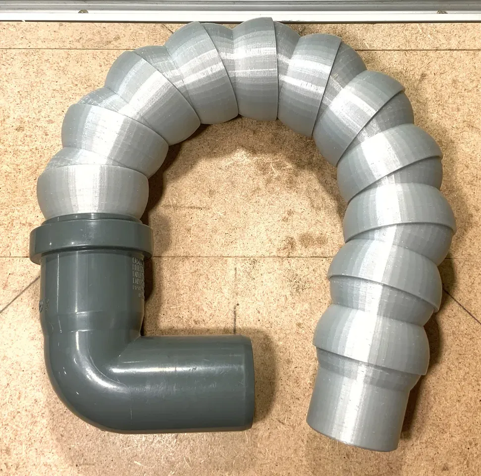 Flexible segmented ShopVac vacuum hose 40mm DN40 by teslapunk - MakerWorld
