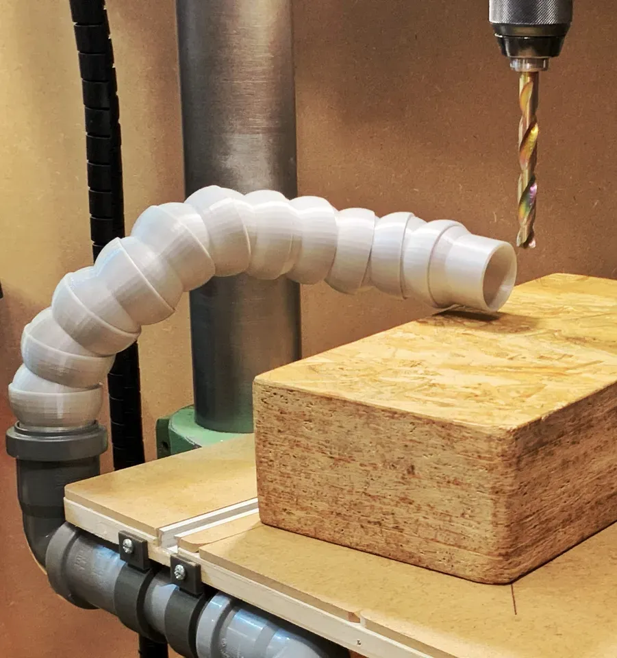 Flexible segmented ShopVac vacuum hose 40mm DN40 by teslapunk - MakerWorld