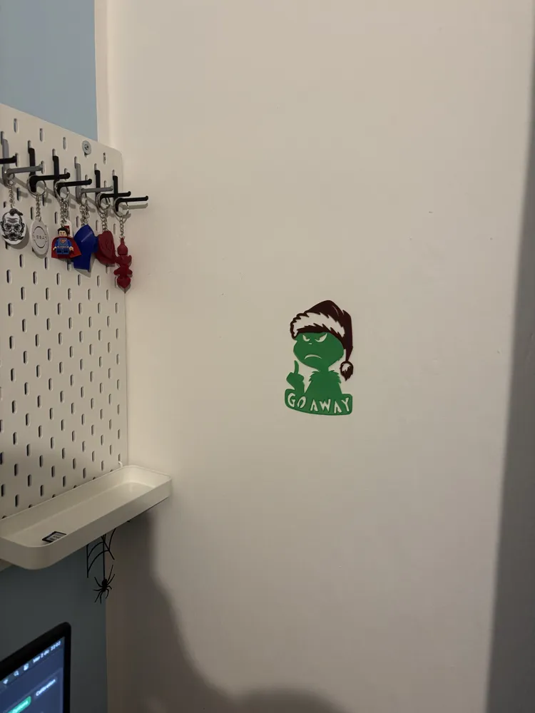 Grinch Christmas holiday decoration - Free 3D Print Model - MakerWorld