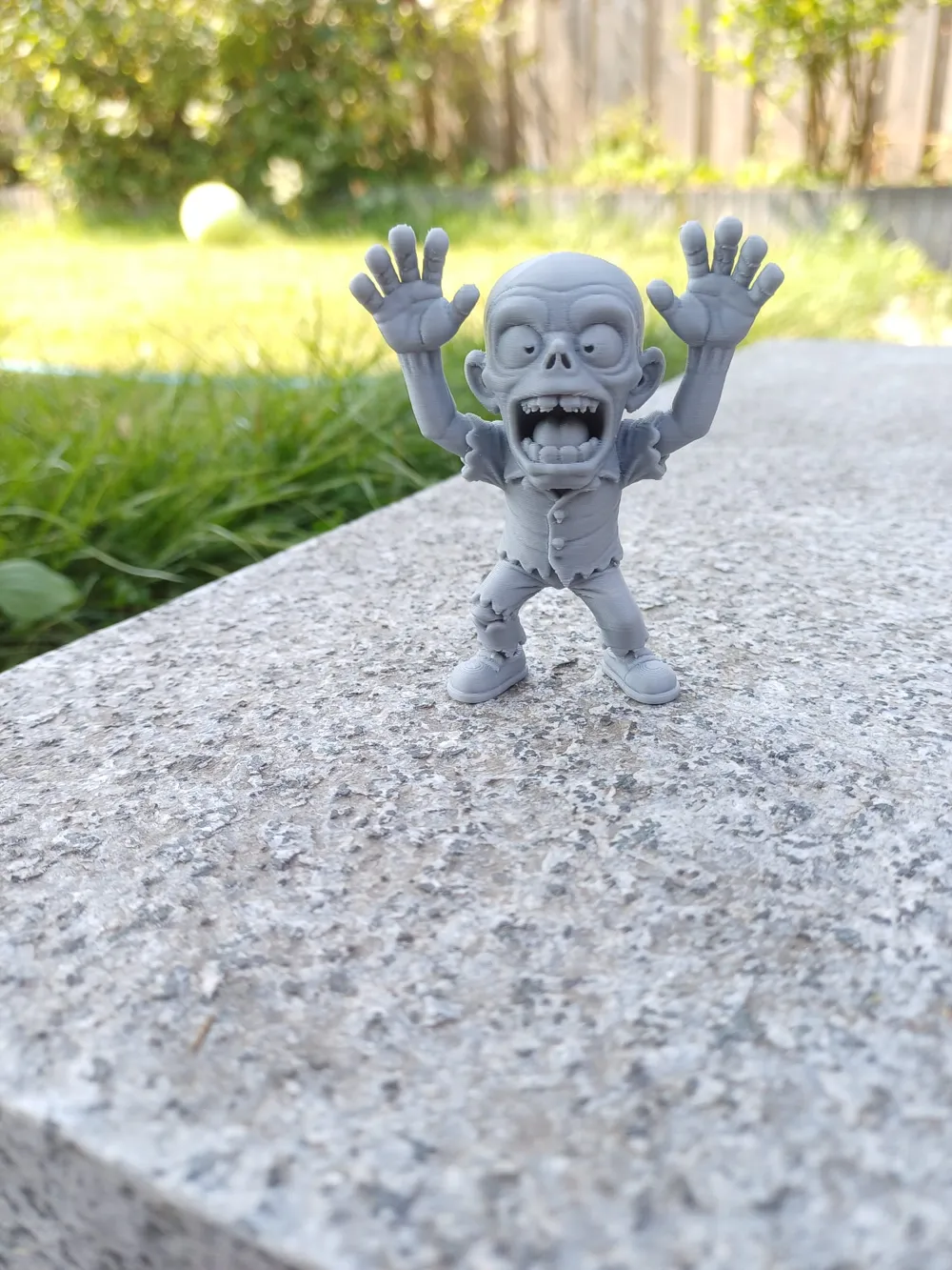 “Hands-Up Screamer” - Cartoon Zombie by Koffiekoek MakerWorld: Download ...