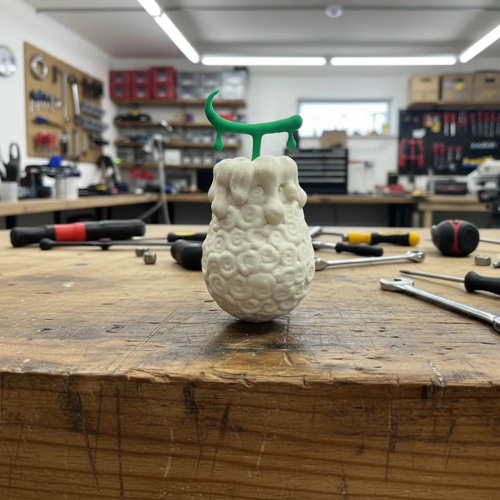 Doru Doru no Mi (Wax-Wax Fruit) - Free 3D Print Model - MakerWorld