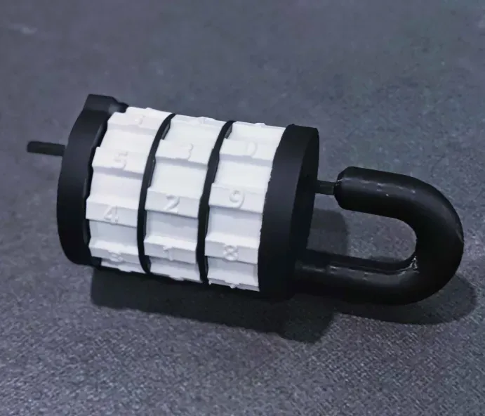 Fully 3D Printed Combination Lock by Botannik MakerWorld: Download Free ...