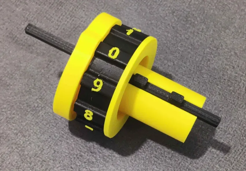 Fully 3D Printed Combination Lock by Botannik MakerWorld: Download Free ...