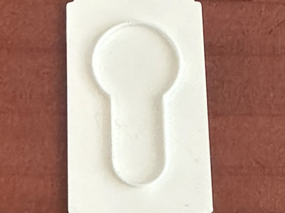 Euro lock keyhole cover - Free 3D Print Model - MakerWorld