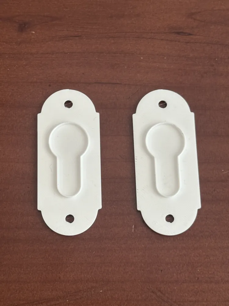 Euro lock keyhole cover - Free 3D Print Model - MakerWorld
