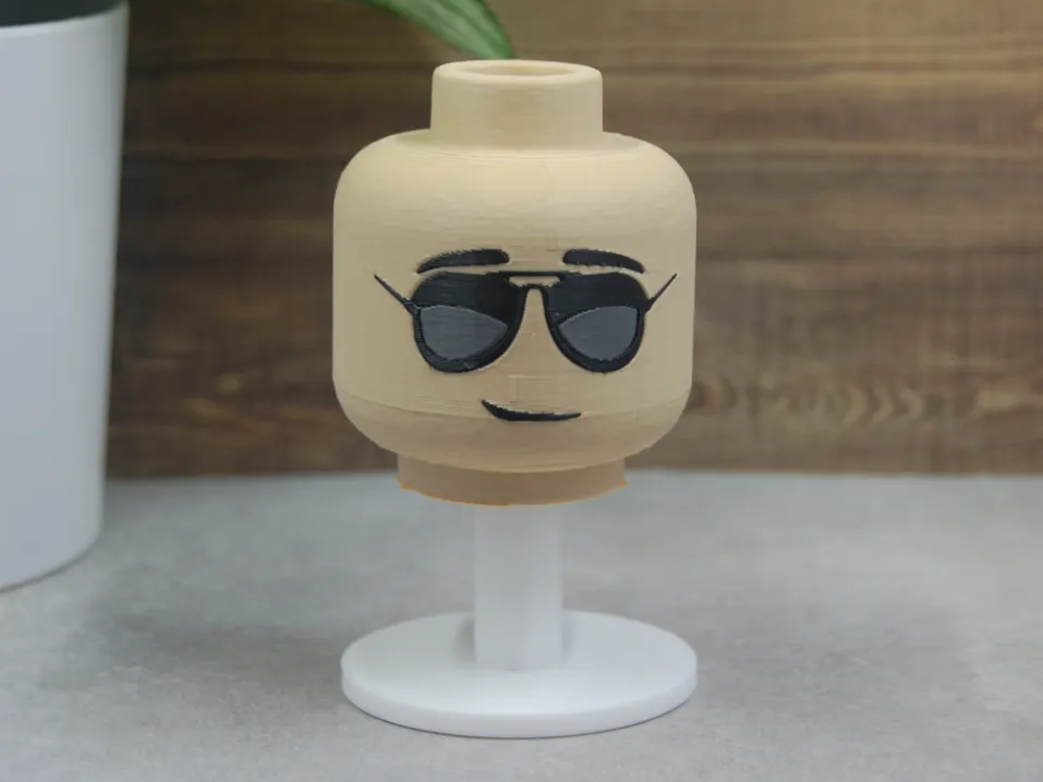 500% Brick Head - Aviator - Free 3D Print Model - MakerWorld