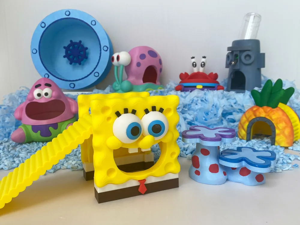 Spongebob Squarepants Bikini Bottom Hamster Paradise (Complete Set ...