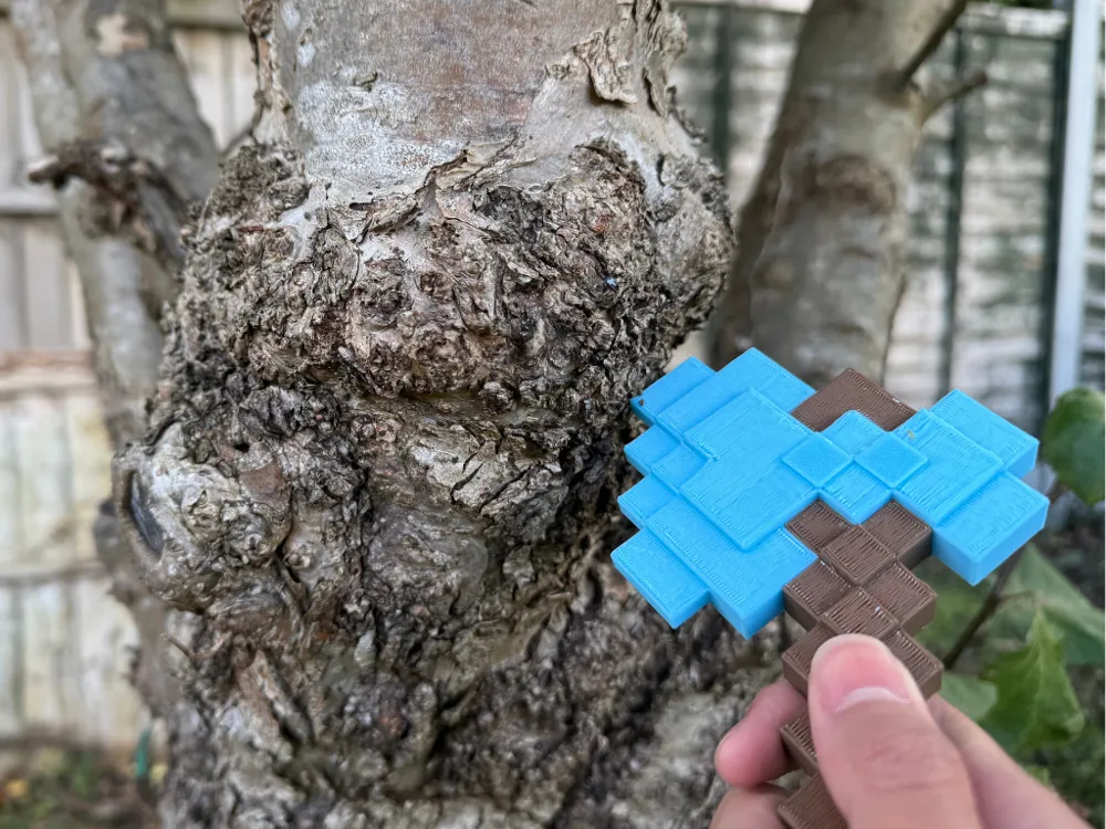 Minecraft Axe by Yesn't8 MakerWorld: Download Free 3D Models