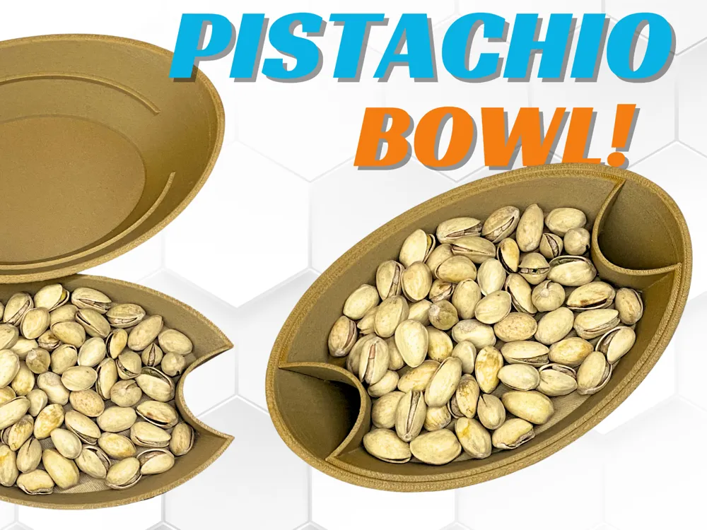 Pistachio Bowl for share. by Surin Ondro - MakerWorld