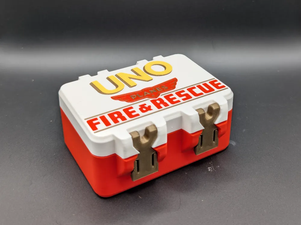 Uno Planes Fire and Rescue Card Box - SnapLock Remixed by mteomarch ...