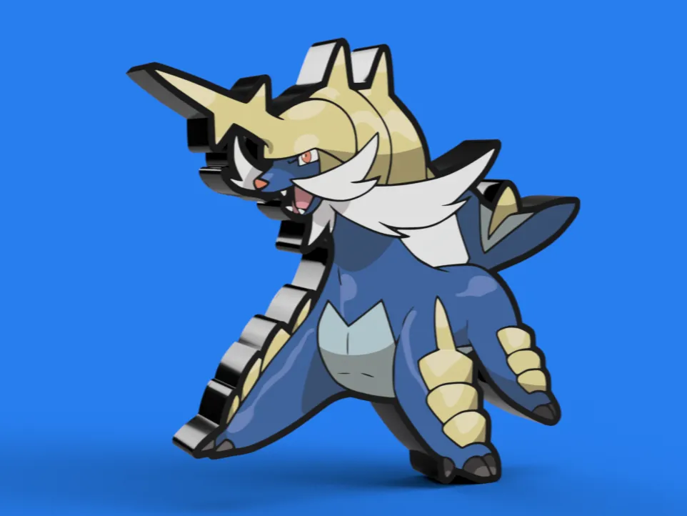 Samurott Lightbox by Sitsero - MakerWorld