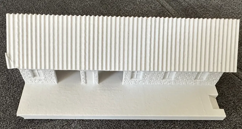 N scale freight transfer station, loading ramp - Free 3D Print Model ...