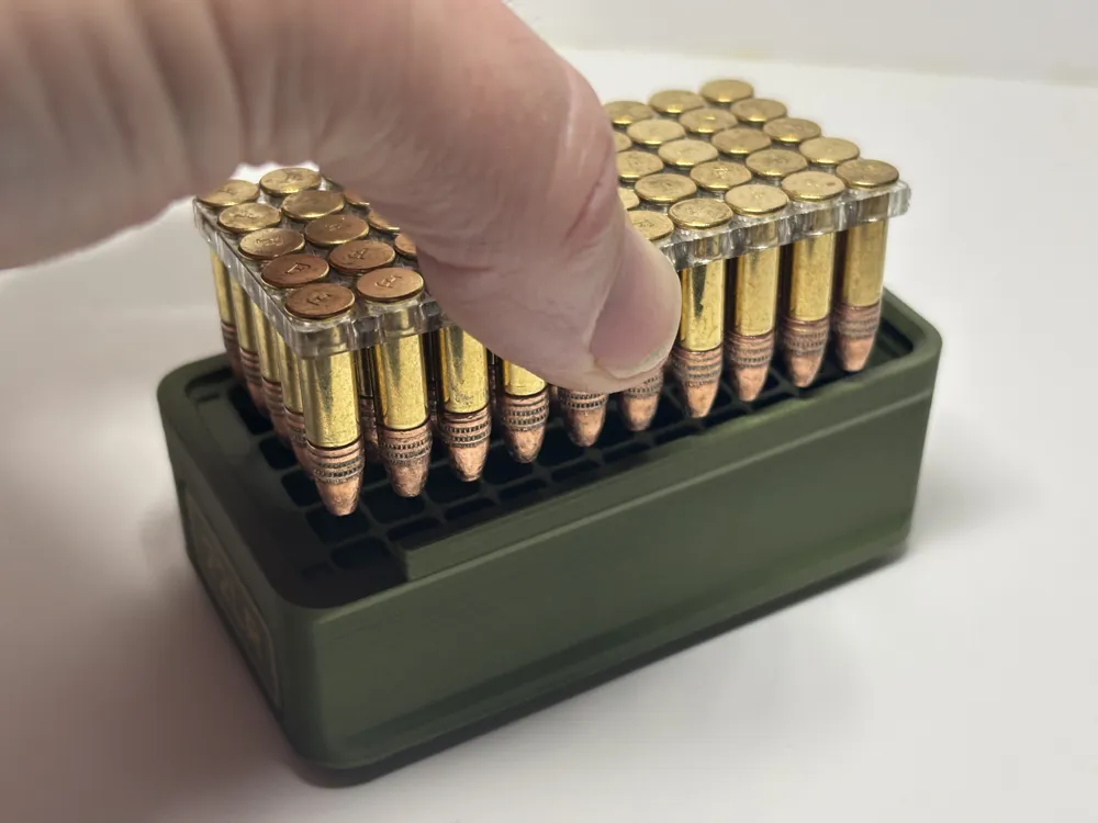 Ammo Box CCI Tray Conversion for 22LR - 50 Rounds - Free 3D Print Model ...