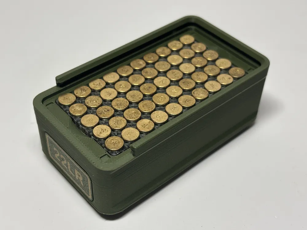 Ammo Box CCI Tray Conversion for 22LR - 50 Rounds - Free 3D Print Model ...