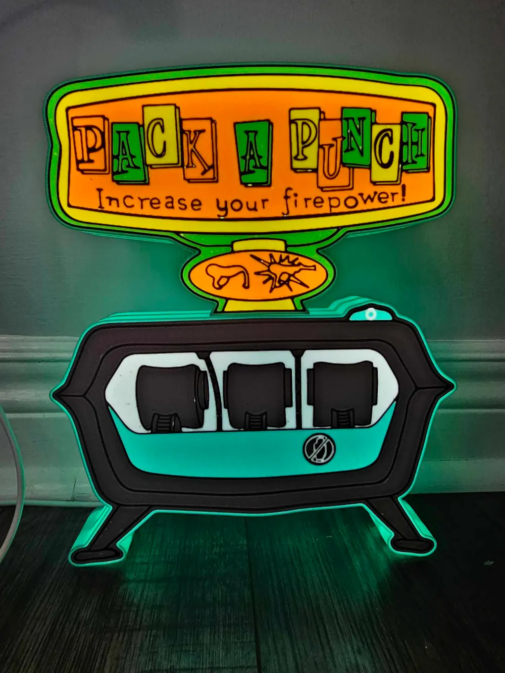 Pack A Punch Machine Lightbox by MuffinMan MakerWorld: Download Free 3D ...