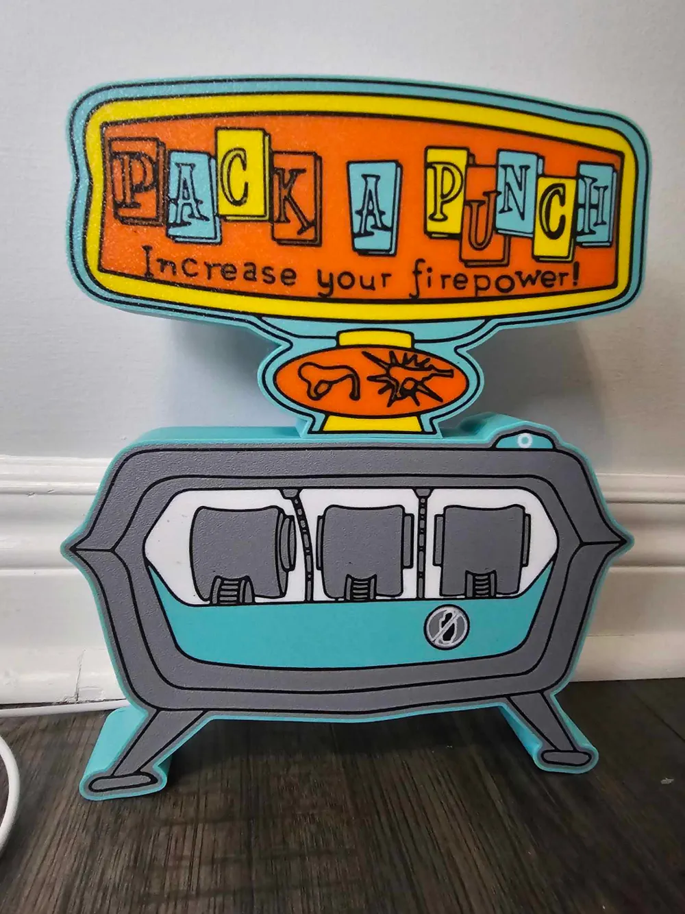 Pack A Punch Machine Lightbox by MuffinMan MakerWorld: Download Free 3D ...