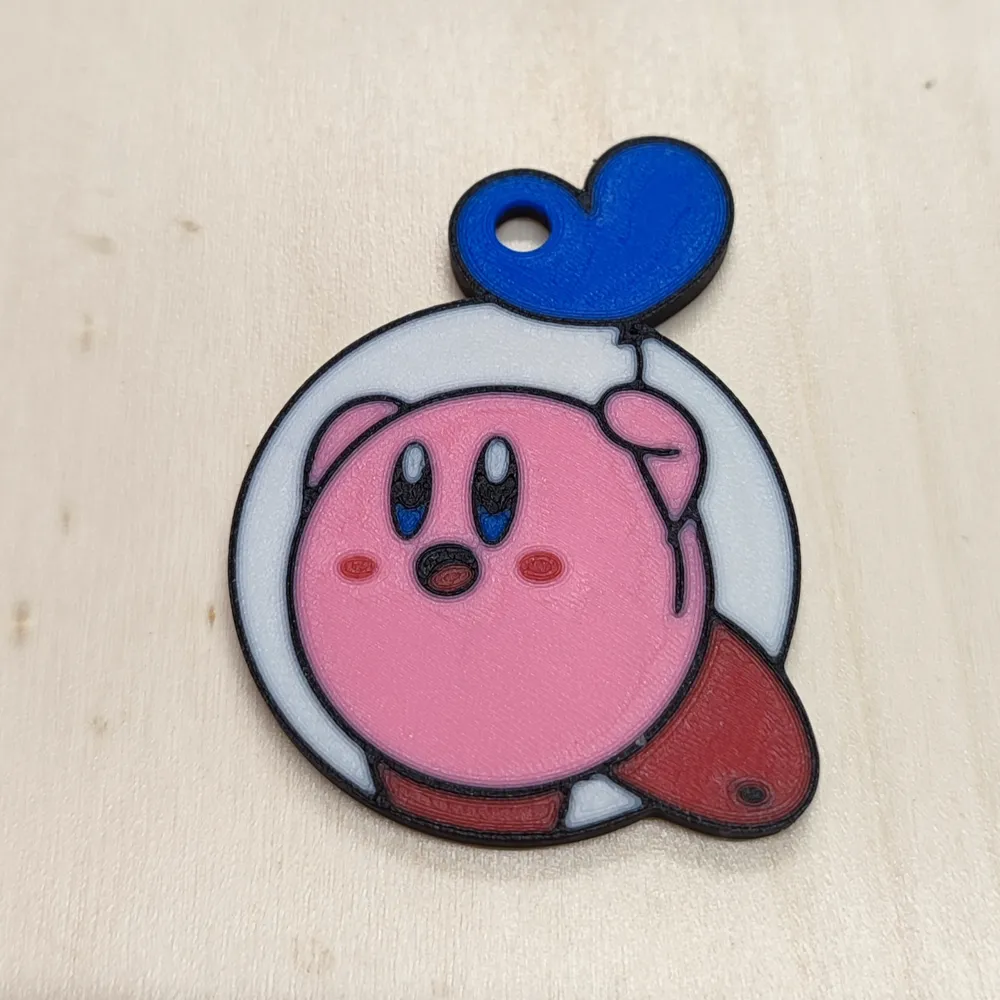 Kirby Key chain Portachiavi by Luc3D - MakerWorld