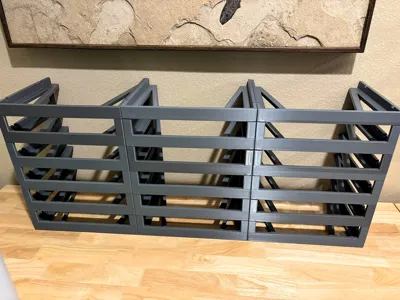 Gridfinity Rugged Box Modular Expandable Shelves - Free 3D Print Model ...
