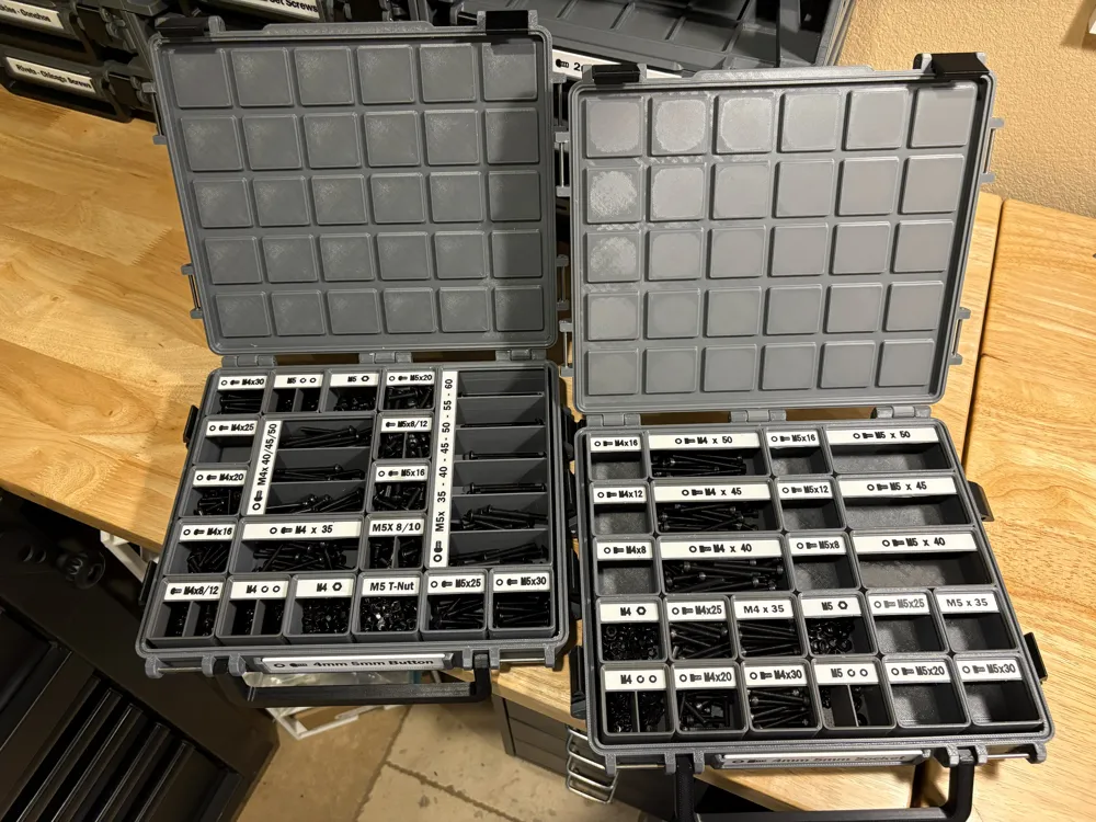 Gridfinity Rugged Box Modular Expandable Shelves - Free 3D Print Model ...