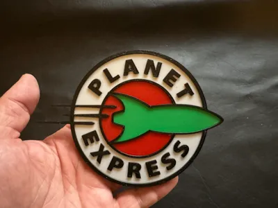 Planet Express Logo by Kelzan - MakerWorld