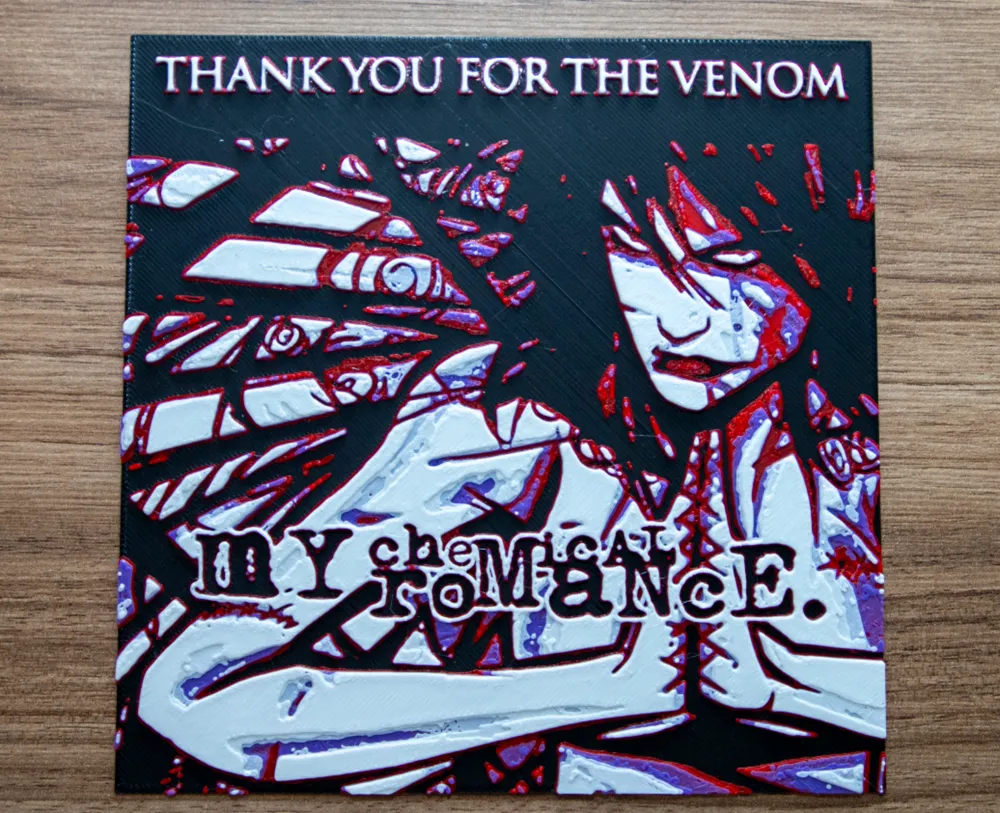 Thank You for Venom My Chemical Romance Hueforge by NeRKo - MakerWorld