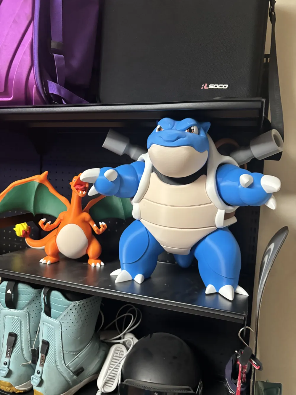 Pokemon Blastoise, multi-part print, material-saving Blastoise, eyes ...