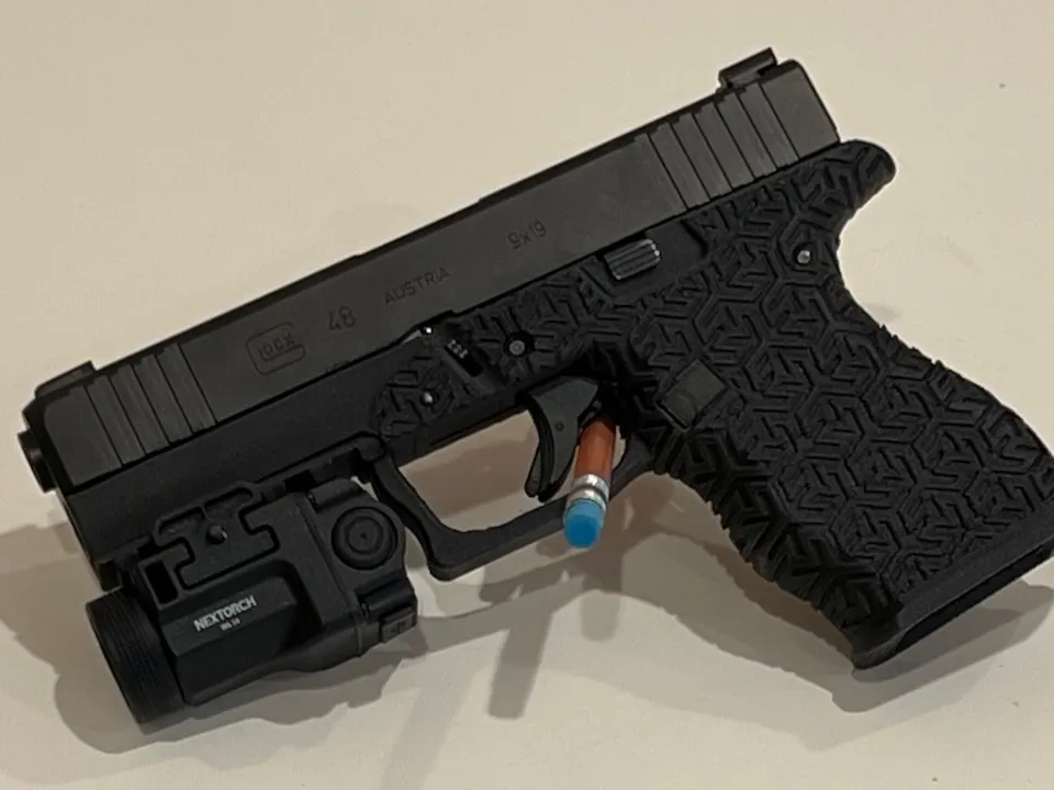 glock 43x trippy frame by Bulma MakerWorld: Download Free 3D Models