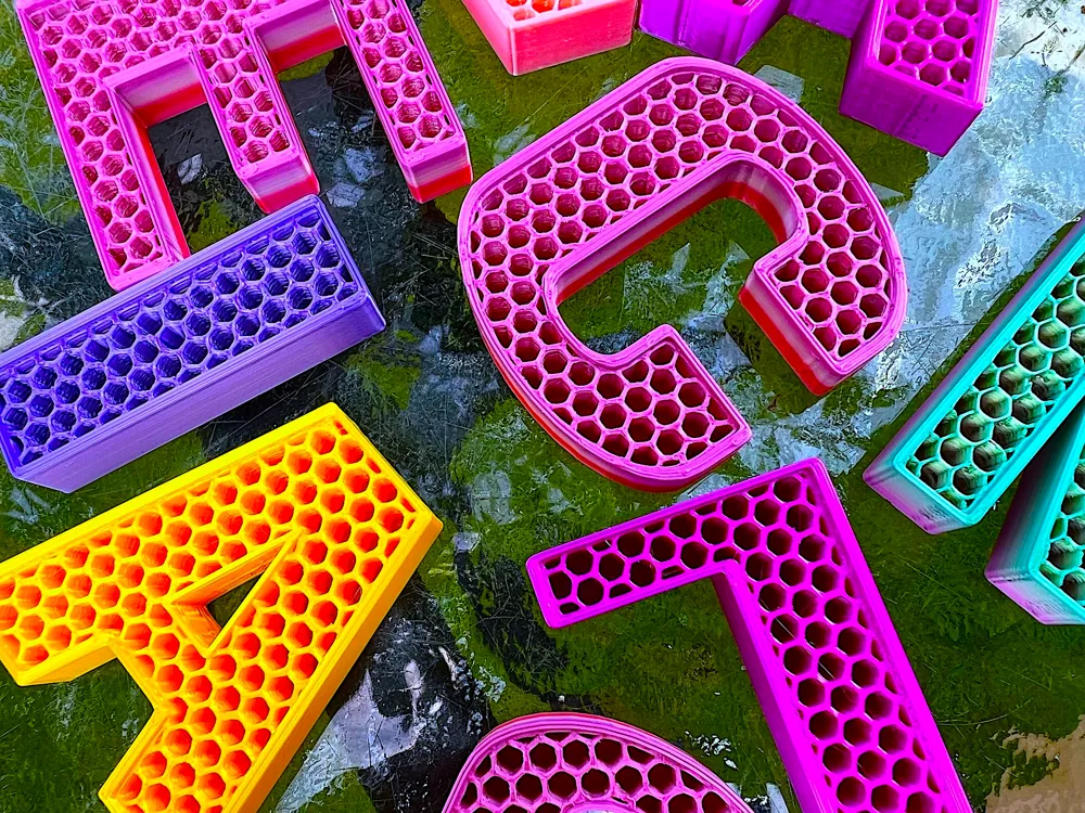 Letters for names ALPHABET Decorative Number Decor - Free 3D Print ...