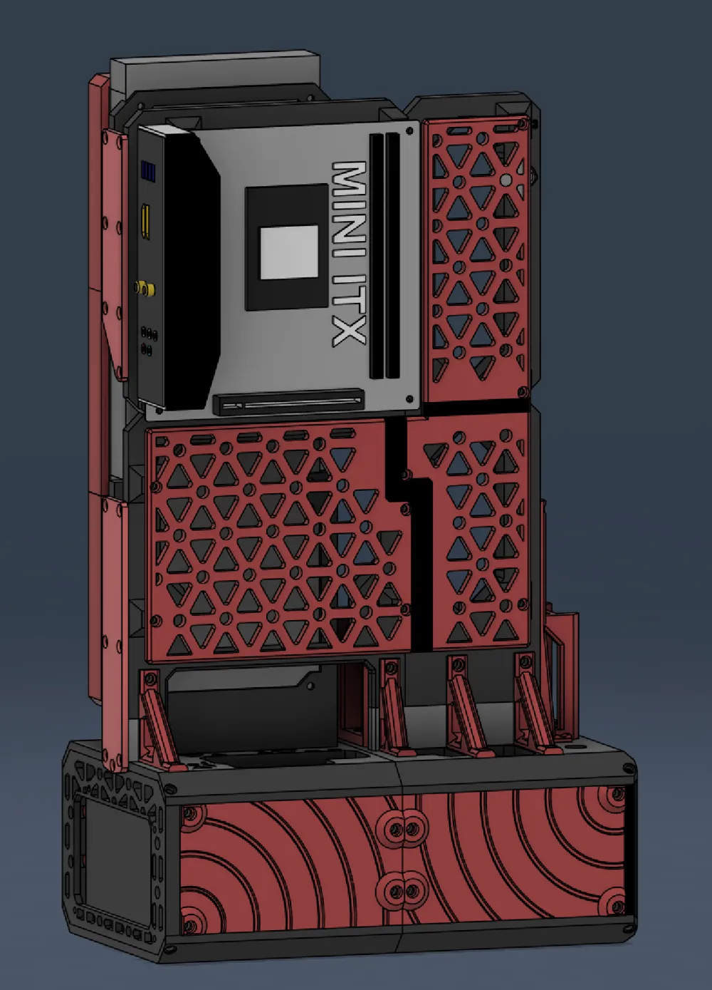 OpenCase V1 - 适用于A1 Mini的ATX/MATX/ITX电脑机箱 - 免费 3D 打印模型 - MakerWorld
