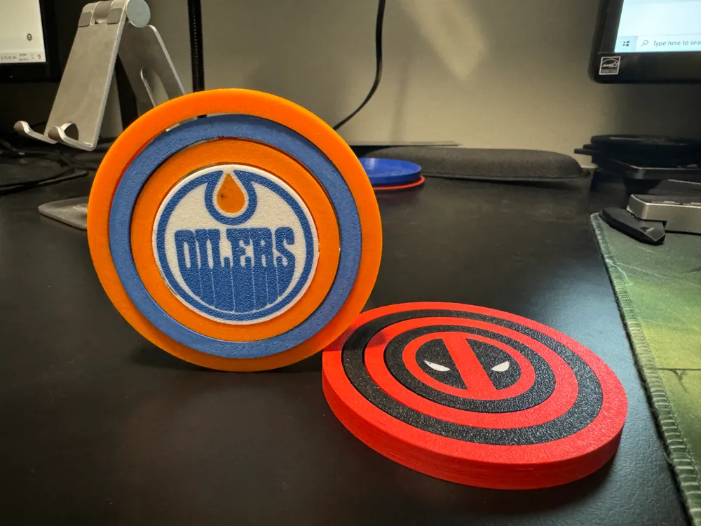 Edmonton Oilers - Gyroscopic Spinning Coaster by Canadian Gamer ...