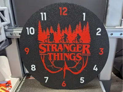 Stranger Things Clock by adam0492 MakerWorld: Download Free 3D Models